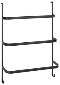 WENKO 24026100 - Držák ručníků IRPINIA 54,5x77,5 cm černá 24026100