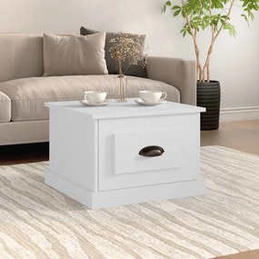 vidaXL Konferenční stolek 50x50x35 cm kompozitní dřevo [816255] Barva: Bílá
