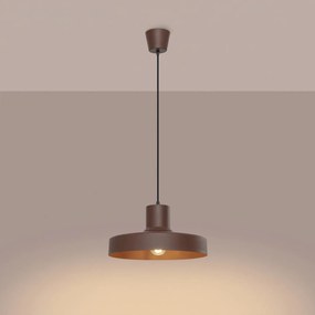 Sollux Lighting Závěsné svítidlo BILO hnědé