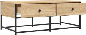 vidaXL Konferenční stolek 100x51x40 cm kompozitní dřevo [833971] Barva: hnědý dub
