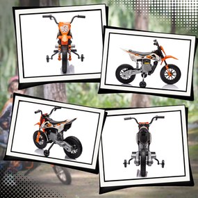 AIYAPLAY dětská elektrická motorka oranžová