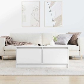 Konferenční stolek se zásuvkami bílý 100x100x40 cm 3328399