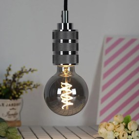 Toolight Toolight, závěsná stropní lampa 1xE27 APP342-1CP, černá, OSW-08409