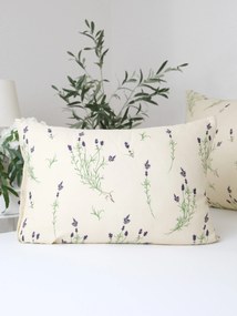 MK Lůžkoviny Mušelínový povlak na polštář 50 x 70 cm - Levandule 02