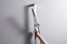 Hansgrohe Unica, sprchová tyč E Puro 900 mm s lehce posuvným držákem a sprchovou hadicí, chromová, HAN-24403000