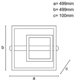 LED Stmívatelné stropní svítidlo LED/95W/230V 3000-6500K + dálkové ovládání