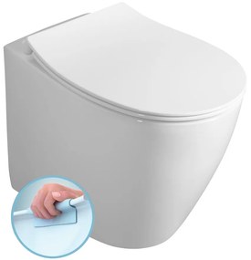Isvea SENTIMENTI stojící WC Rimless, 36x52 cm, bílá - 10SM10004SV