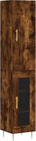 Skříň highboard kouřový dub 34,5 x 34 x 180 cm kompozitní dřevo 3199038