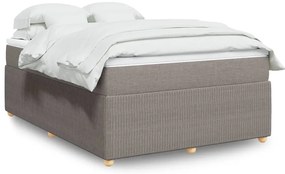 Box spring postel s matrací taupe 140x190 cm textil 3285571