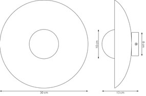 Nástěnné svítidlo VIBEZ 1xG9/8W/230V černá