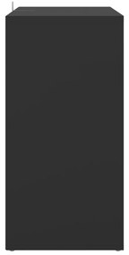 Botník černý 60 x 35 x 70 cm dřevotříska - Default Title