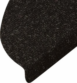 Samolepicí rohože na schody 20 ks Antracit 56x17x3 cm 3365899