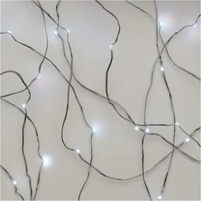 EMOS LED vánoční nano řetěz stříbrný 0,9m D3AC06
