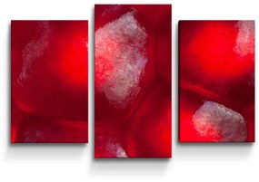 Sablio Obraz - 3-dílný Granátové jablko - 75x50 cm