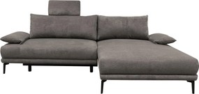 XXXLutz ROHOVÁ SEDAČKA, textil, šedavě hnědá MID.YOU - Sedací soupravy - 001574003011