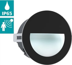 Eglo 99576 - LED Venkovní zápustné svítidlo ARACENA LED/2,5W/230V IP65 černá