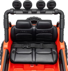 LEAN Toys Oranžové vozidlo na akumulátor DK-JWR558