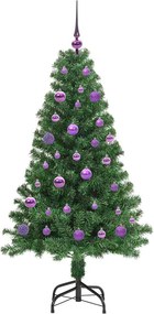 Umělý vánoční stromeček Zelená 150 cm PVC, ocel a plast 3396906