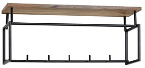Bruxxi Nástěnný věšák Gerrda, 71 cm, přírodní dřevo