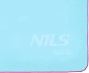NILS aqua NAR13 Ručník z mikrovlákna světle modrý/růžový