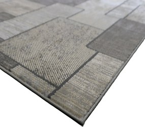BE Koberec Esprit 3603 GREY - šedý obdélníkový Rozměr: 140x190 cm