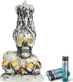 RETLUX RHW 011 Svíčka lebky 2 LED 3000K - teplá bílá