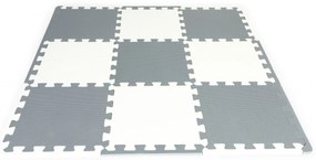 Pěnová podložka Puzzle Eva 89x89 cm šedá