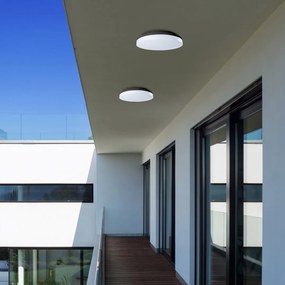 Rabalux Černé stropní LED svítidlo Pernik kulaté 280mm 24W IP54 7265