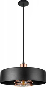 Závěsná lampa La Belle XXXV černá/zlatá