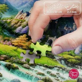 CHERRY PAZZI Puzzle Pohádkový hrad / 500 dílků / 50 x 34,5 cm