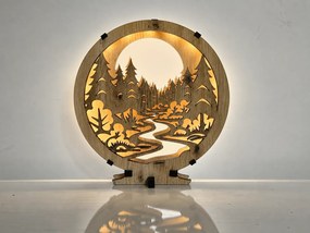 Li-Go "V lese" lampa 20x22 cm provedení povrchu: ořech