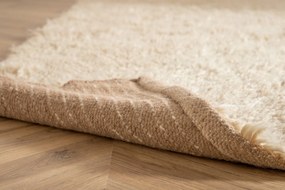 Obdélníkový koberec Leiko, béžový, 300x200