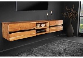 Massive home | Závěsný televizní stolek Amazonas 160cm masiv akácie