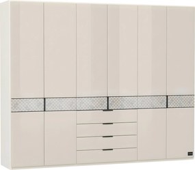 XXXLutz ŠATNÍ SKŘÍŇ S OTOČNÝMI DVEŘMI, šampaňská, 300/236/58 cm Joop! - Šatní skříně - 000442011908