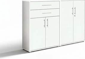 XXXLutz SKŘÍŇ NA ŠANONY, bílá, 168,8/113,6/33 cm MID.YOU - Online Only kancelářský nábytek - 001067011701