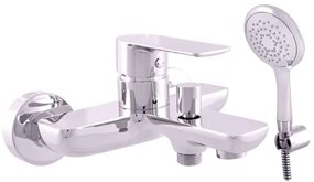 Vanová baterie RAV SLEZÁK Vltava se sprchovým setem 150 mm chrom VTE454.5/1