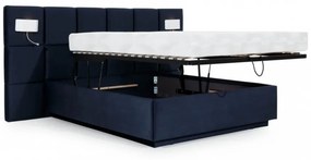 Moderní čalouněná postel MONACO 180x200 cm Ficelle 4
