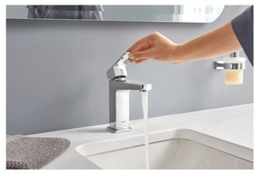 Grohe Essentials Cube - Dávkovač tekutého mýdla s držákem, chrom 40756001