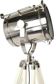 Stojací lampa reflektor na trojnožce Tomba shiny Chrome - 46*46*165 CM/E27