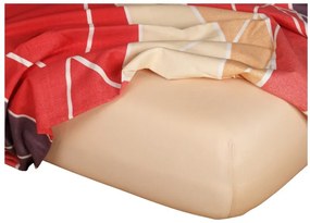 DADKA Jersey prostěradlo medové Rozměr 200x200x20
