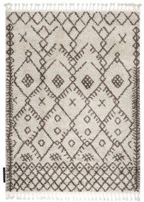 Dywany Łuszczów Kusový koberec Berber Tanger B5940 cream and brown - 160x220 cm