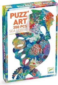 DJECO Obrysové puzzle Mořský koník / 350 dílků / 68 × 30 cm