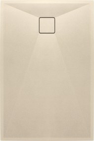 Deante Obdélníková sprchová vanička Correo 140x90 cm, granit, béžová - KQR 547B