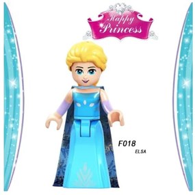 Figurky pohádkových postav, kompatibilní s LEGO Varianta: Elsa (F018)