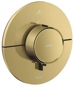 Axor ShowerSelect ID - Termostatická baterie pod omítku, pro 2 spotřebiče, leštěný vzhled zlata 36751990