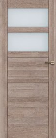 Interiérové dveře vasco doors BRAGA model 3 Průchozí rozměr: 80 x 197 cm, Orientace dveří: Pravé dveře, Dekor: Dub Viking