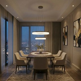 Závěsné LED svítidlo Gala, 2x LED 54w, 4000k, g