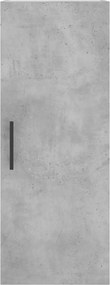 Skříň highboard betonově šedá 34,5x34x180 cm kompozitní dřevo 3198813