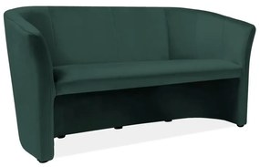 Pohovka Cuba Velvet, trojsedák, zelená