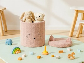 CH Taburetka s úložným prostorem Alice - růžová